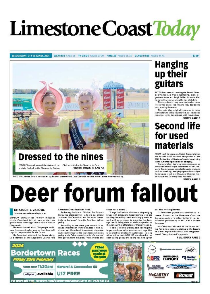 Limestone Coast Today - 21st February 2024 | Limestone Coast Today