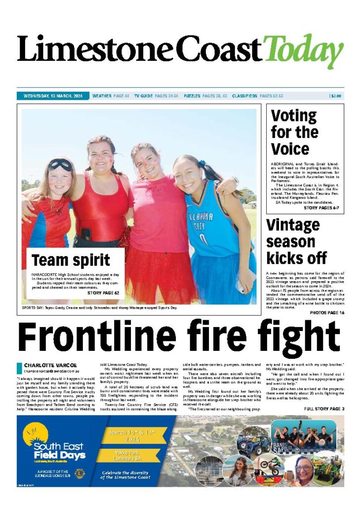 Limestone Coast Today - 13th March 2024 | Limestone Coast Today