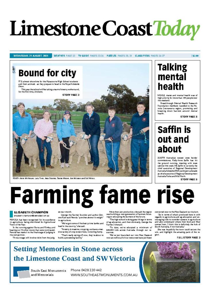 Limestone Coast Today - 21st August 2024 | Limestone Coast Today