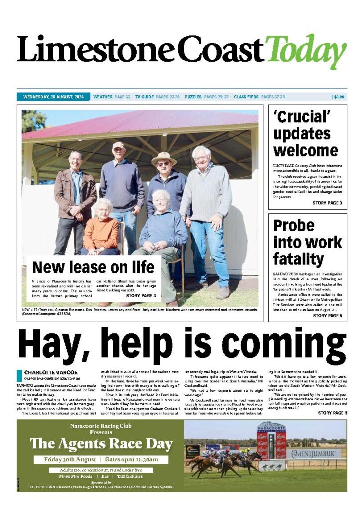 Limestone Coast Today - 28th August 2024 | Limestone Coast Today