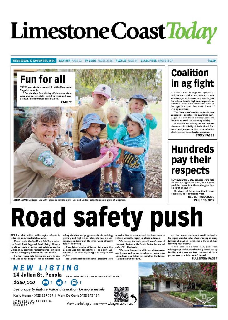 Limestone Coast Today - 13th November 2024 | Limestone Coast Today