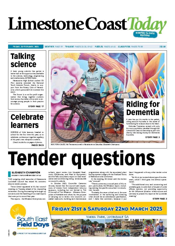 Limestone Coast Today - 28th February 2025 | Limestone Coast Today