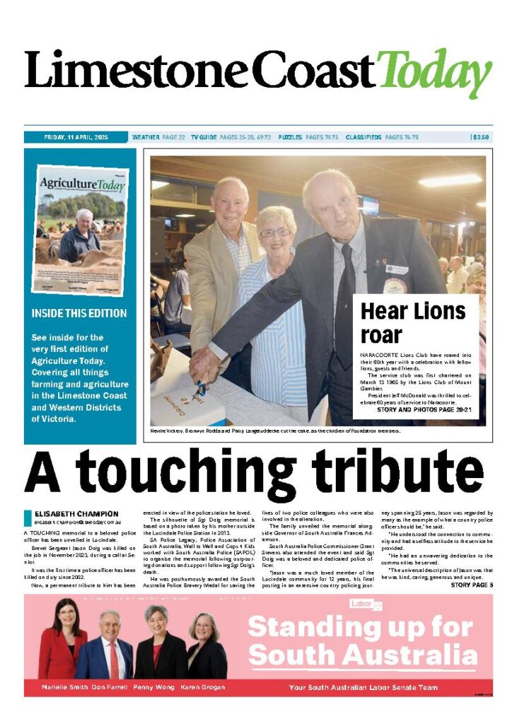 Limestone Coast Today - 11th April 2025 | Limestone Coast Today