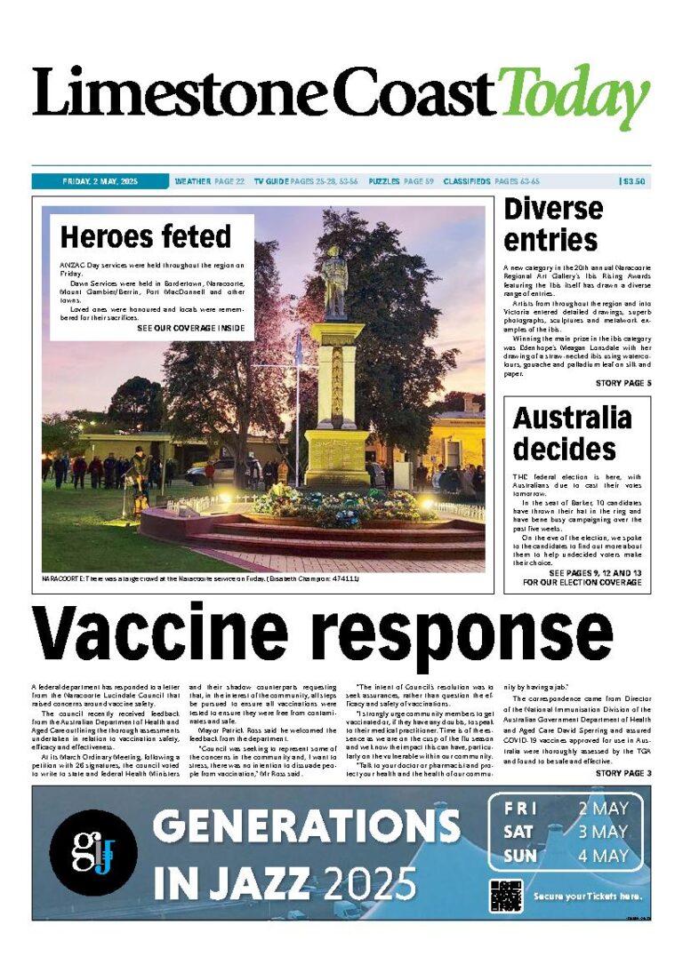 Limestone Coast Today - 2nd May 2025 | Limestone Coast Today