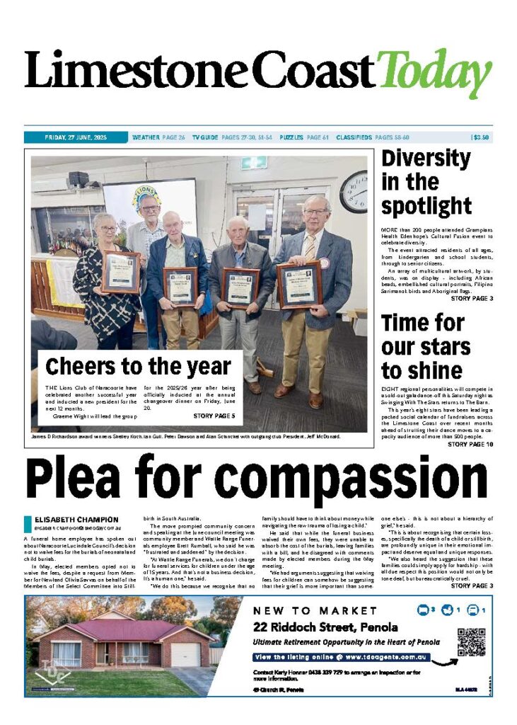 Limestone Coast Today - 27th June 2025 | Limestone Coast Today