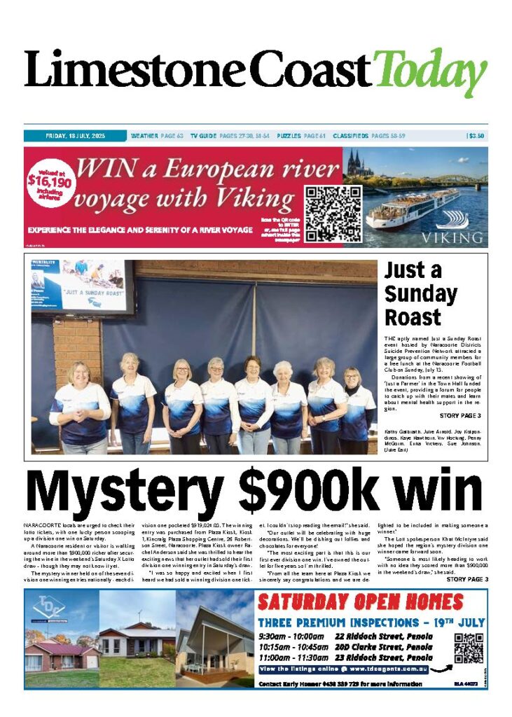 Limestone Coast Today - 18th July 2025 | Limestone Coast Today