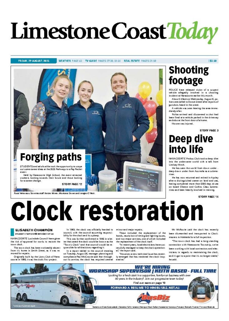 Limestone Coast Today - 29th August 2025 | Limestone Coast Today